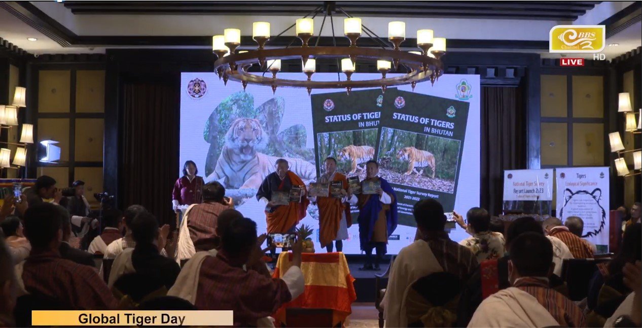 Bhutan launched its National Tiger Survey Report (2021-22) – Status of ...